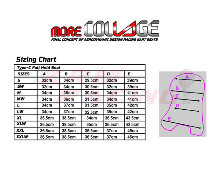 MORECOLLAGE TYPE C CARBON FIBER KEVLAR MIX KART SEAT – XRM RACING