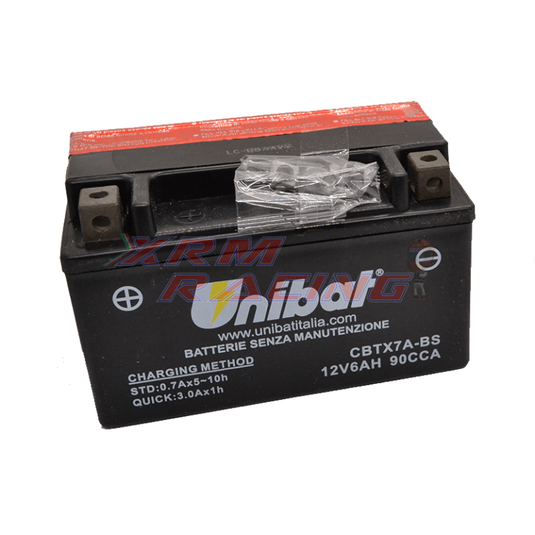 UNIBAT CBTX7A BS 12V AGM BATTERY – XRM RACING